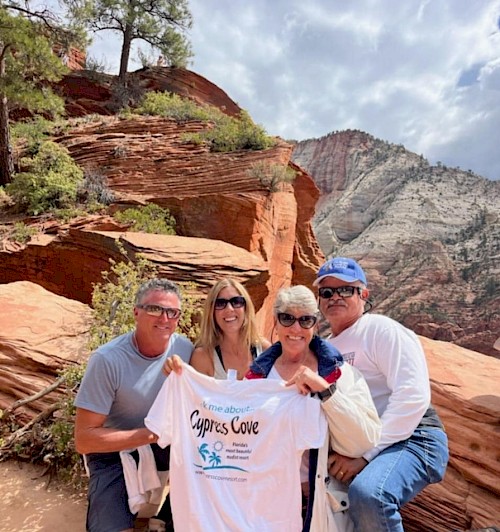 Ralph, Kate, Amy, and John took Cypress Cove all the way to Angels ...